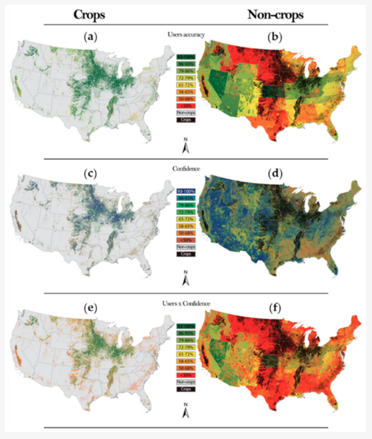 Accuracy, Bias, and Improvements in Mapping Crops and Cropland across ...