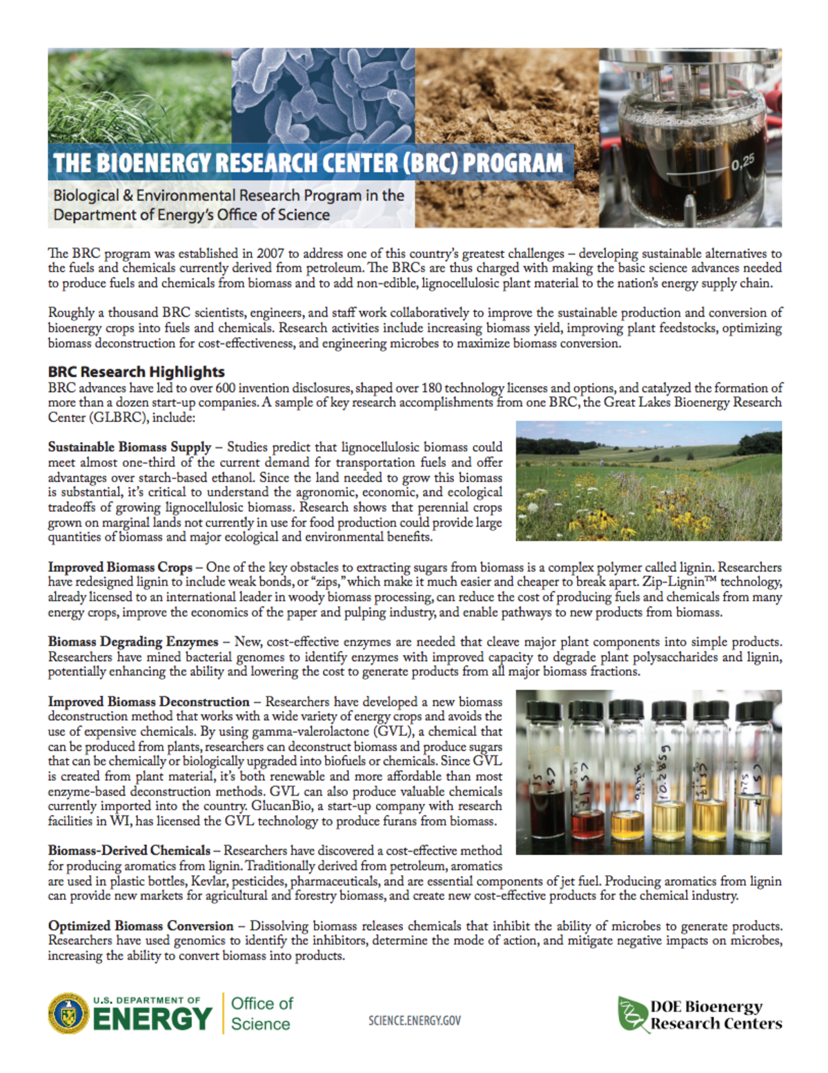 Bioenergy Research Center Program Overview Great Lakes Bioenergy Research Center