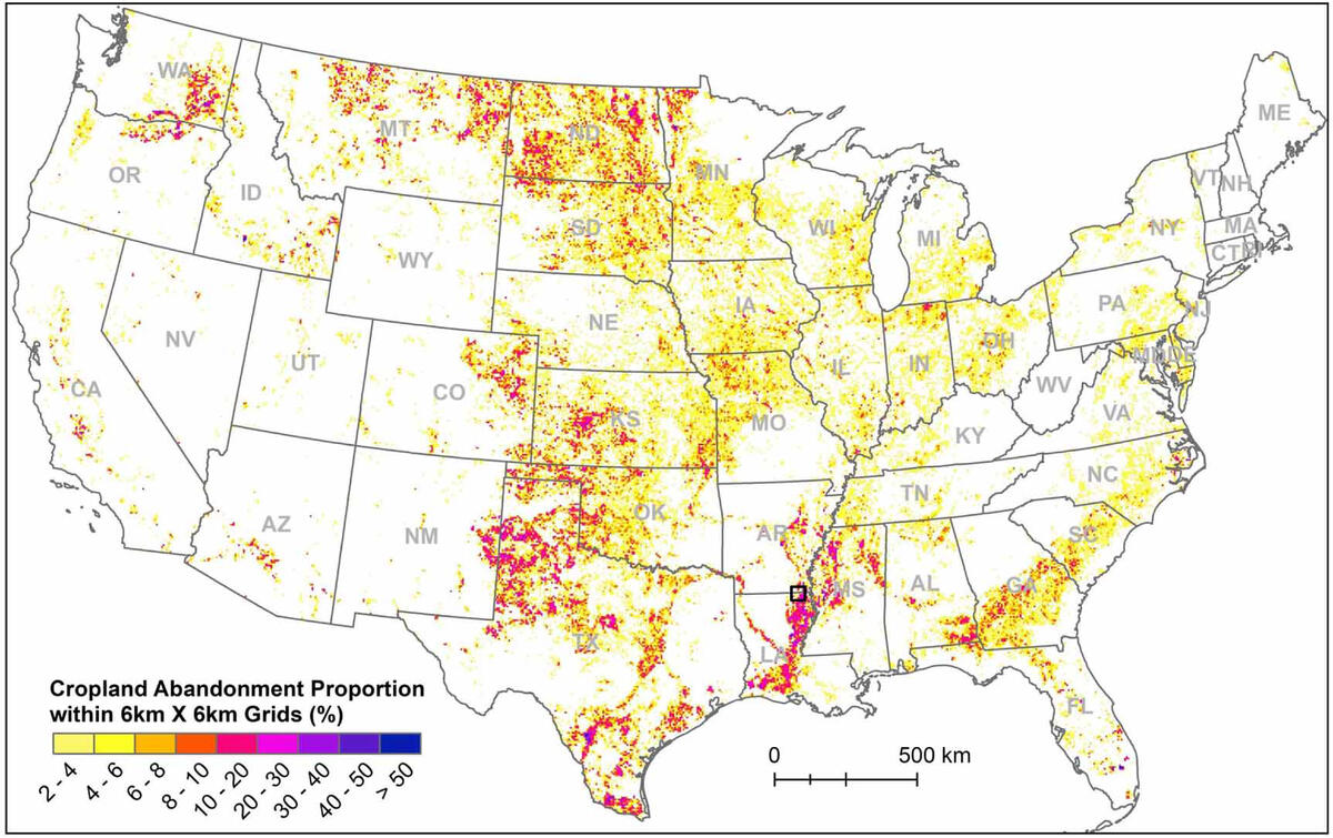 Atlas pinpoints abandoned croplands for potential biofuel production ...